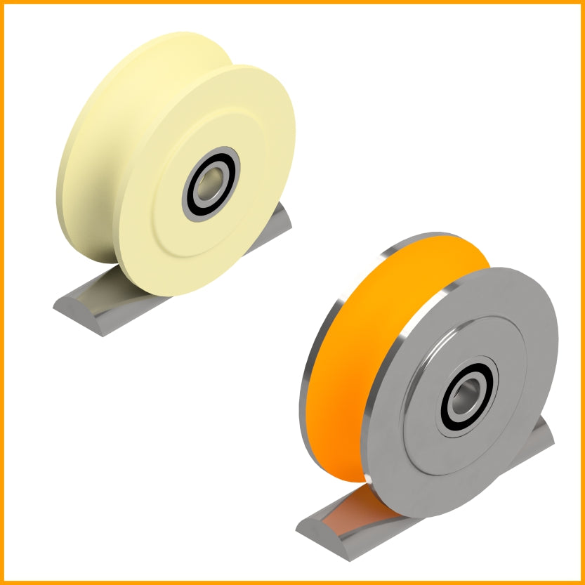 U profile wheels – rollen-direkt